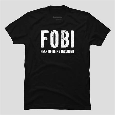 Fobi Funny Bold Meme Slang Expression Graphic Humor H12311 T Shirt For