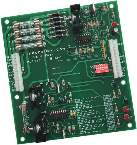 Data East Flipper Board Pindorabox