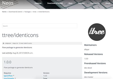Github Neosneosmarketplace Package Used To Display Flow Framework And Neos Packages On