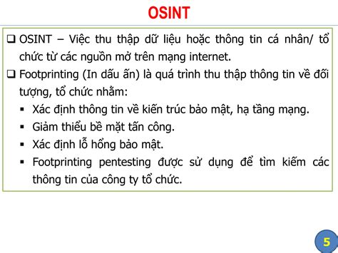 Module 2 Open Source Intelligence Osint Methodologypdf