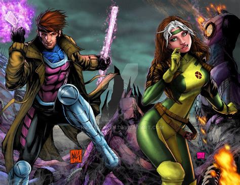 Gambit And Rogue Wallpapers Wallpaper Cave