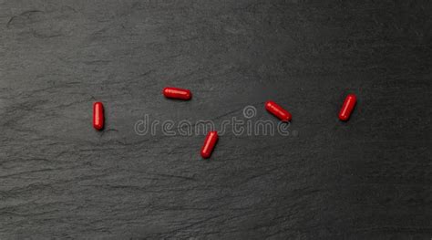 Red Pill Capsules Medicine Red Drugs Stock Image Image Of Allergic