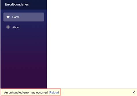 Unhandled Exceptions In Blazor Server With Error Boundaries