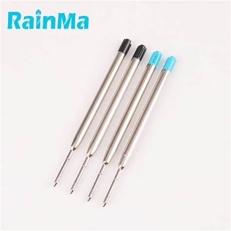 Ballpen Blue Ink Refill Replaceable Ballpoint Pen Refills Metal Pen