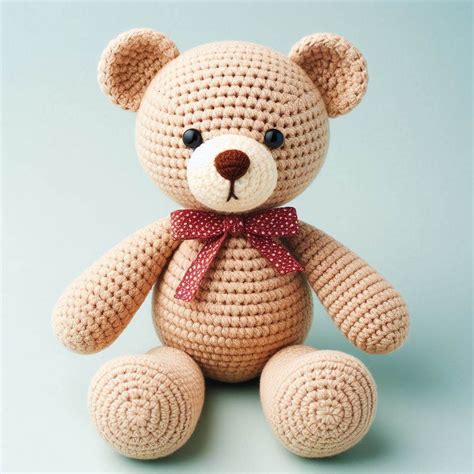 Teddy Bear Amigurumi Crochet Step By Step Pattern Yours Patterns