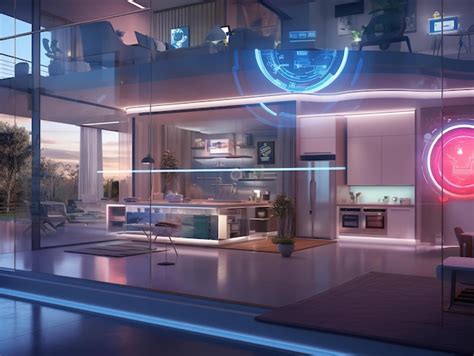 Premium Photo Seamless Smart Home Automation AI Generated