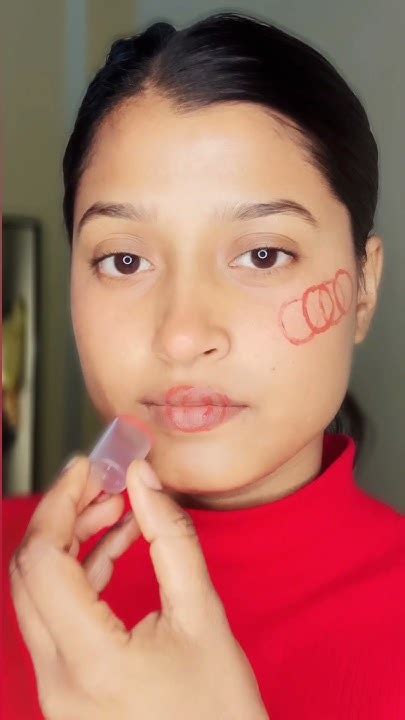 Viral Blush And Lipstick Hack Shorts Youtubeshorts Trending Makeup
