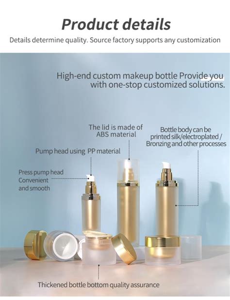 30g 50g Cosmetics Bottle Set Serum Cream Eye Cream Jar 50ml Pressing