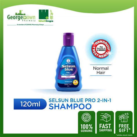 Selsun Blue 2 In 1 Dandruff Treatment Shampoo 120ml Lazada
