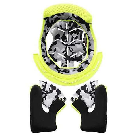 Ls2 Mx437 Evo Inner Lining Yellow Motardinn
