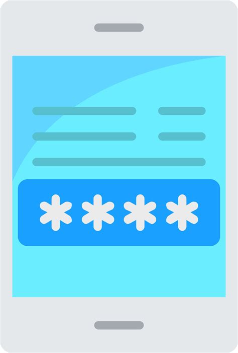 Password Flat Icon 43309230 Vector Art At Vecteezy