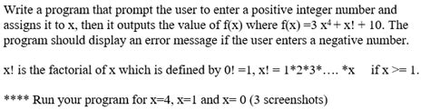 Solved Write A Program That Prompt The User To Enter A