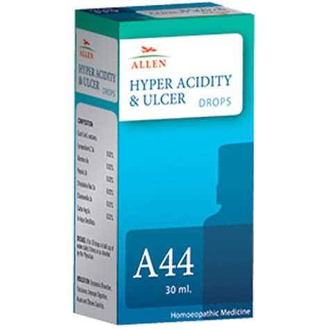 Buy Allen A44 Hyper Acidity And Ulcer Drops 30ml At Best Price