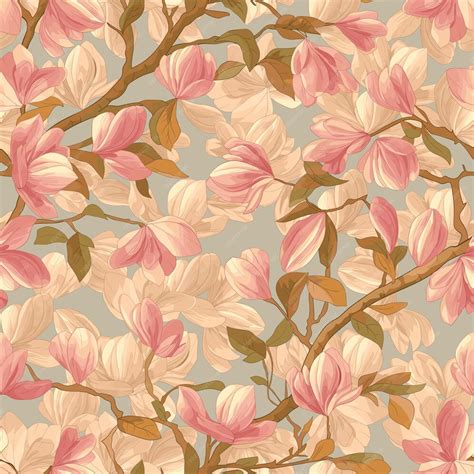 Premium Vector Seamless Repeating Pattern Of Flowers