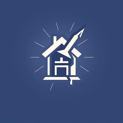 Simple Fast Builder Logo Design Home House Hammer Premium Ai Generated Image