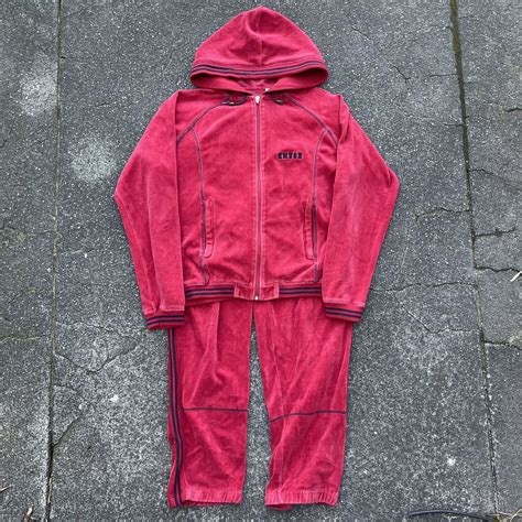 Enyce × Vintage Vintage Lady Enyce Hooded Velour Sweatsuit Grailed