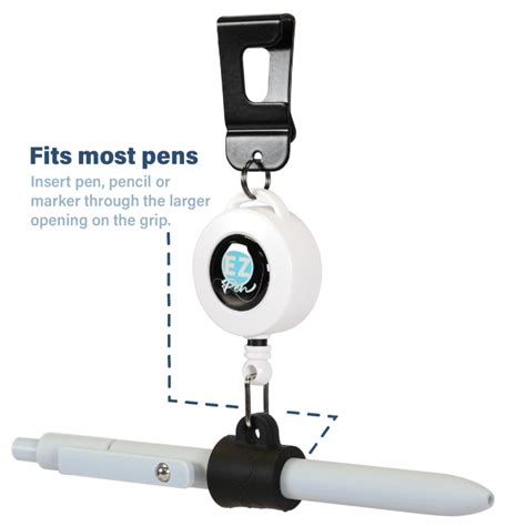 Ez Pen Automatic Retractable Pen Leash Automatic Retractable Pen