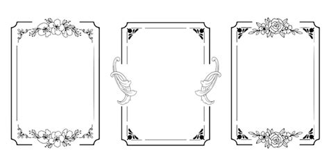 Premium Vector Vintage Frame And Border For Graphic Designer