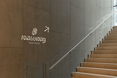 Massage Salon Spa Brand Identity Logo Masseur Behance