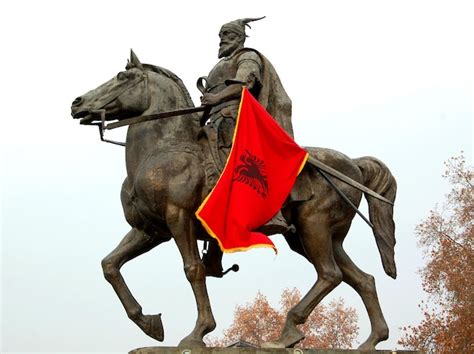 Premium Photo Monument Of Skenderbeg In Skopjemacedonia