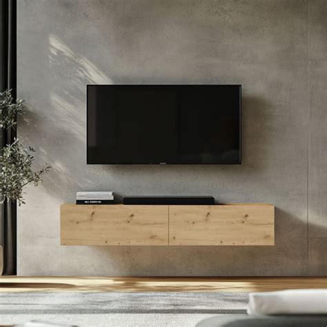 מזנון צף תלוי ברוחב 135 סמ גוון אטלנטי דגם עמית Amit