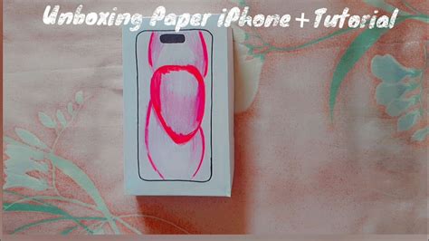 💸paper Diy 💸 Unboxing Paper Iphone15📱 Tutorial Asmr Youtube