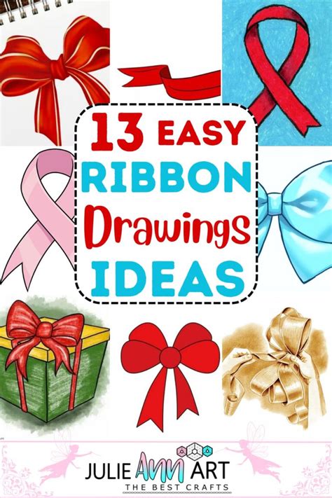 13 Easy Ribbon Drawing Ideas How To Draw Ribbon Julie Ann Art