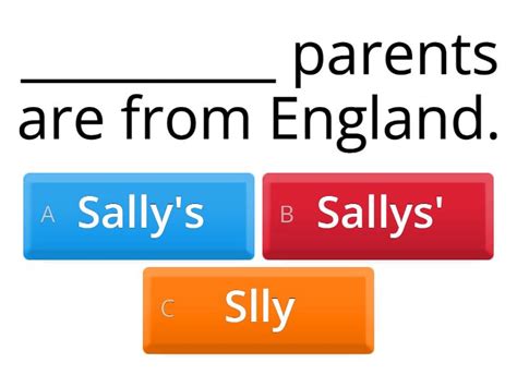 The Genitive Case Quiz