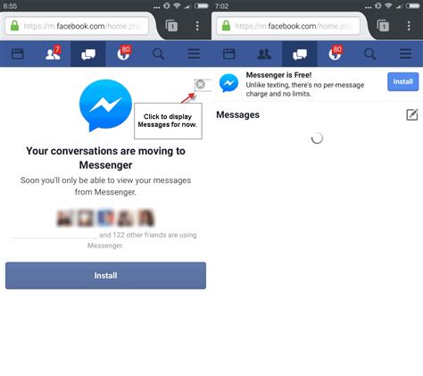 Facebook Mobile Conversations Are Moving To Messenger