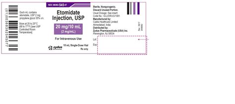 Etomidate Fda Prescribing Information Side Effects And Uses