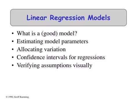 Ppt Linear Regression Models Powerpoint Presentation Free Download