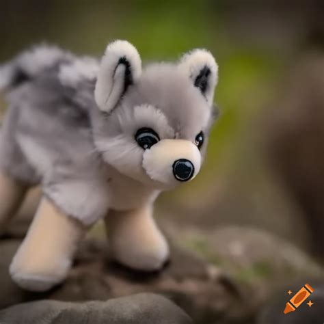 Cute Majestic Tiny Wolf Plushies