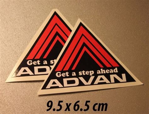 X2 Advan Decal Sticker Custom Size Jdm Vinyl Civic Ek9 Integra Celica