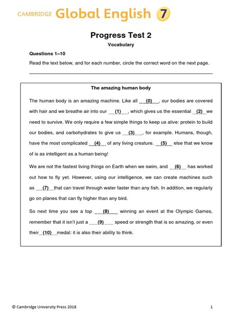 Progress Test 2 Ge7 Pdf Potato Chip