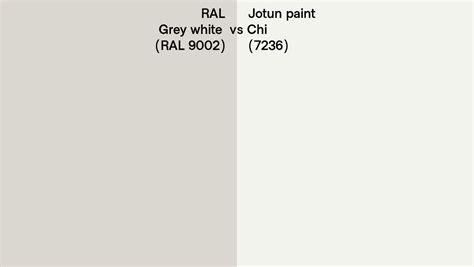 Ral Grey White Ral 9002 Vs Jotun Paint Chi 7236 Side By Side Comparison