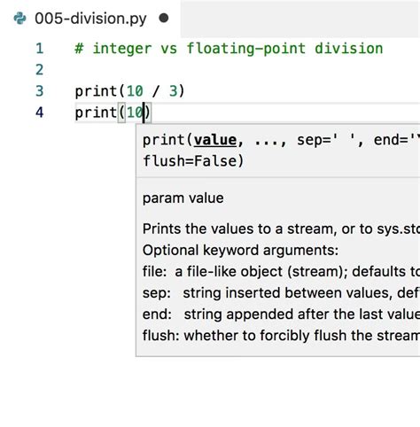 5 Division In Python Youtube