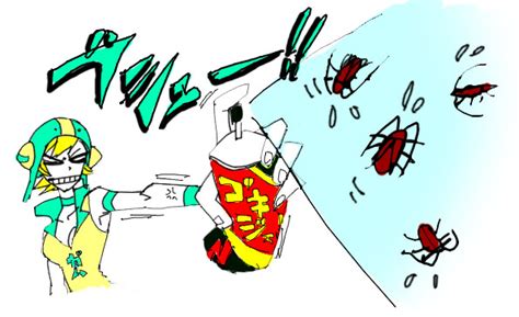 Safebooru Bug Cockroach Gum Jsr Helmet Insect Jet Set Radio