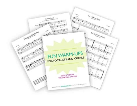 15 Fun Warm Ups For Vocalists The Spiritual Cantor