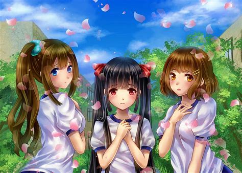 Anime Group Of Three Girls