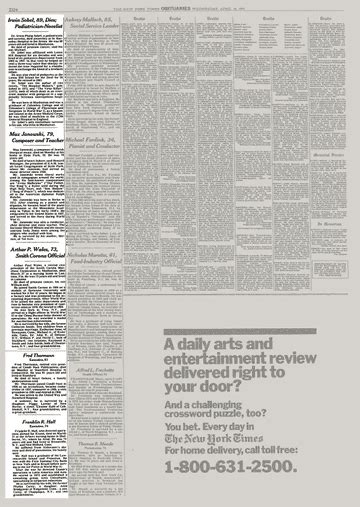 Irwin Sobel 89 Dies Pediatrician Novelist The New York Times