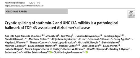 Lateでもcryptic Splicingが増えている