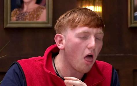 Im A Celebs Angry Ginge Retches In First Look At Eating Trial As Ant