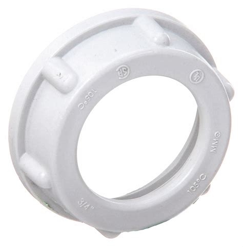 1 In Trade Size 12 In Overall Ht Bushing For Pvc Conduit 4fyl1