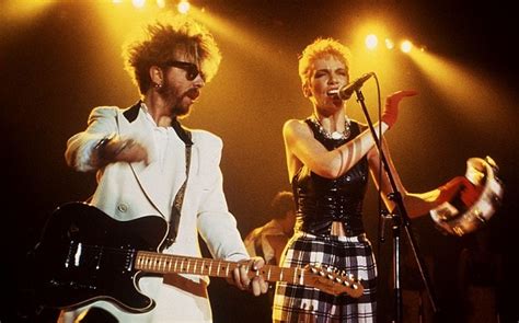 Whos That Girl Annie Lennox And Dave Stewart Barely Talk