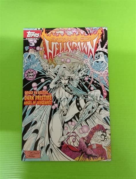Satans Six Hellspawn 3 John Cleary Cover Art Topps Comics Hobbies And Toys Books