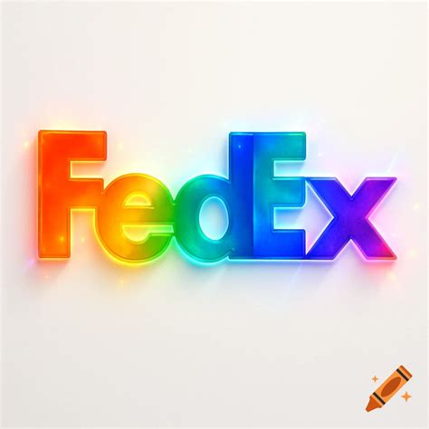 A White Banner With The Word Gizwo In Large Glossy Rainbow Colored