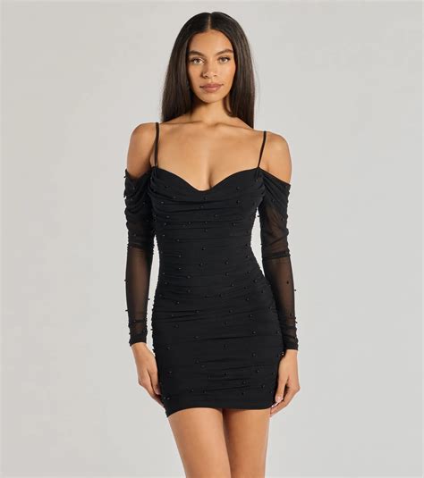 Mesh Mini Dresses And Windsor