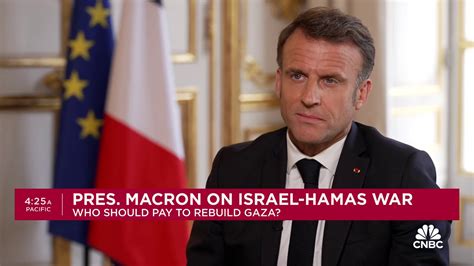 French President Macron The Us Has A Very Important Role To Play In