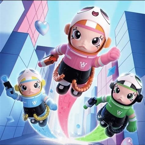Pop Mart Mega Space Molly 400100 Powerpuff Girls Shopee Malaysia