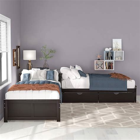 Dos Camas Individuales Con Mueble Esquinero Vilrocaz Cama De